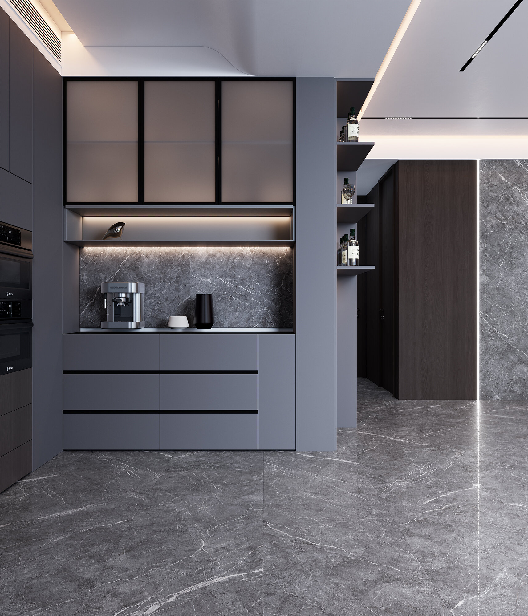 Керамогранит ARCADIA CERAMICA ESPERIA GRIGIO LAPPATO 60x120 CL