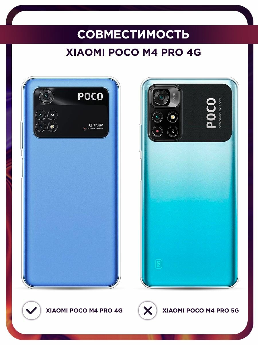 Чехол на Xiaomi Poco M4 Pro 4G / Сяоми Поко M4 Про 4G с принтом "JDM Legend cars" — фото 1