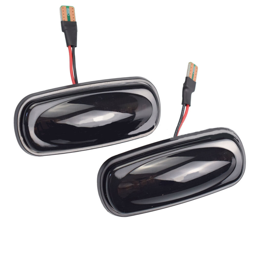 2x Дымчатый Динамический Светодиодный Боковой Фонарь Для Land Rover Defender 07-15 Freelander 02-05