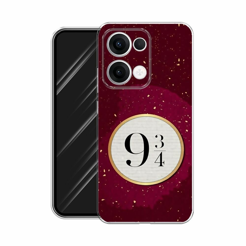 Силиконовый чехол на Oppo Reno 13 / Оппо Рено 13 с принтом 9 и 3/4 — фото 1