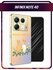 Чехол на Infinix Note 40 / Инфиникс Нот 40 с принтом "Весенние кролики", прозрач...