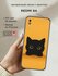 Чехол на Xiaomi Redmi 9A / Сяоми Редми 9А с принтом "Контрастный котик"