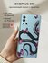Чехол на OnePlus 9R / ВанПлас 9R с принтом "Snake and butterflies 2"