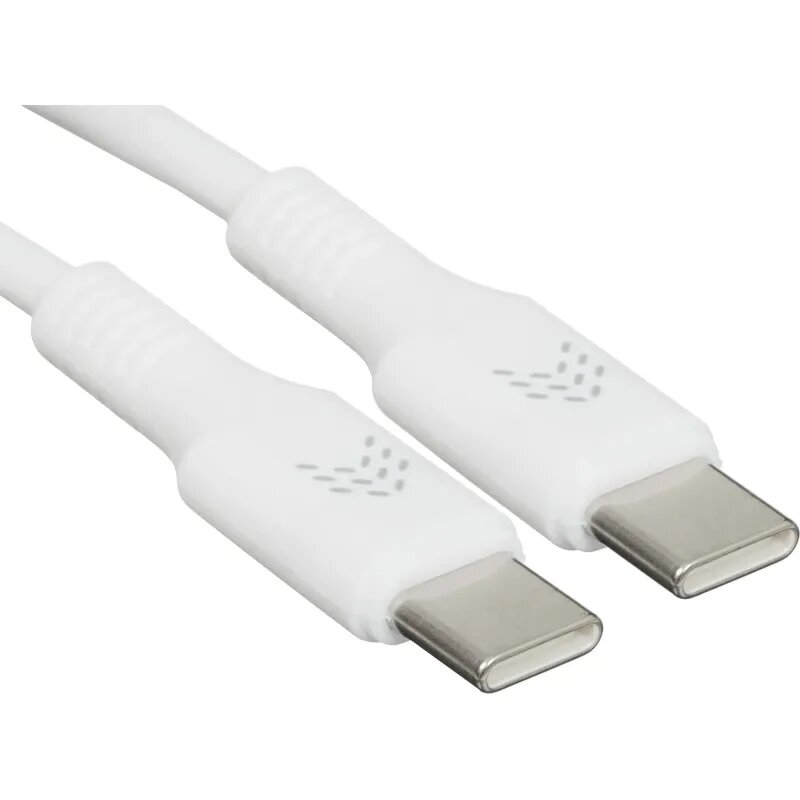 Комплект 4 штук, Кабель зарядный Rocket Flex TPE USB-C/USB-C 1 м, белый (RDC511WH01FL-CC)
