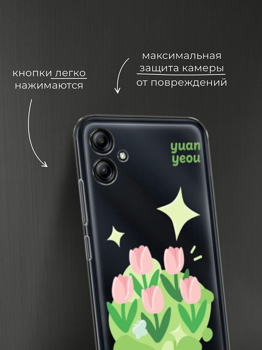 Чехол на Samsung Galaxy A04e / Самсунг A04e с принтом "Protect nature" — фото 1