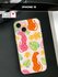 Чехол на Apple iPhone 15 / Айфон 15 с принтом "Экзотика", прозрачный