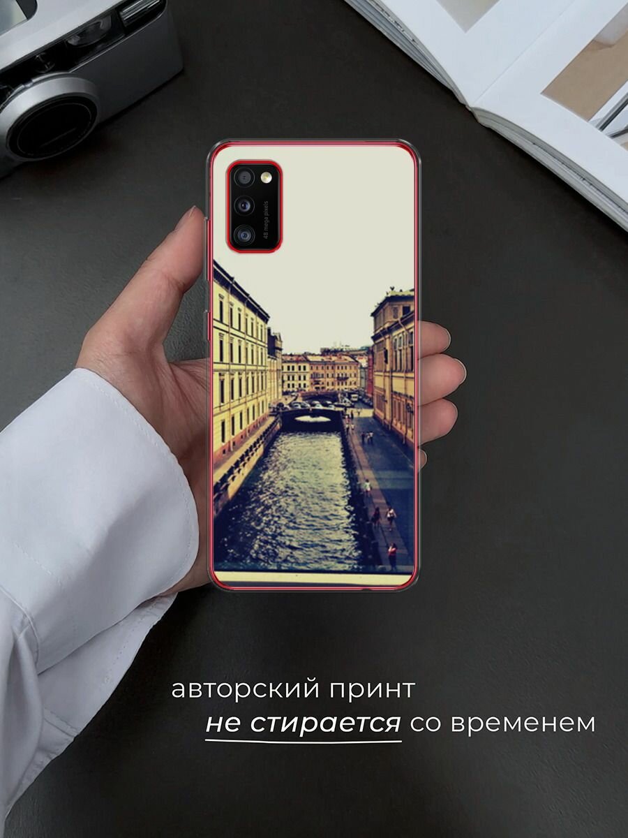 Чехол на Samsung Galaxy A41 / Самсунг Галакси А41 с принтом "Санкт-Петербург" — фото 1