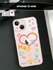 Чехол на Apple iPhone 13 mini / Айфон 13 мини с принтом "Happy lovely", прозрачн...