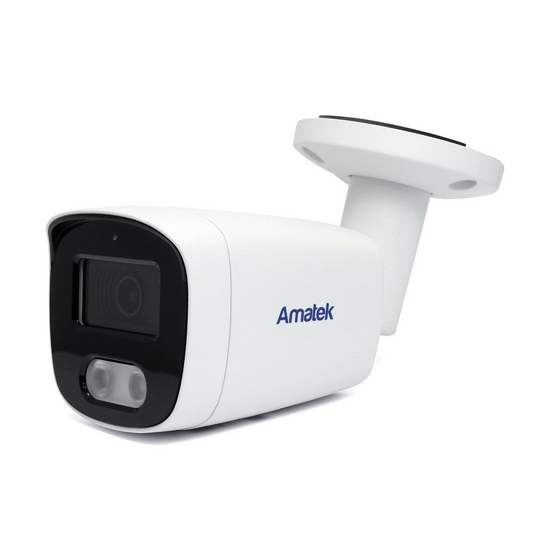 AC-IS203M (2,8) Amatek Уличная цилиндрическая IP видеокамера, 2.8мм, 3Мп, Ик, PoE, микрофон, microSD