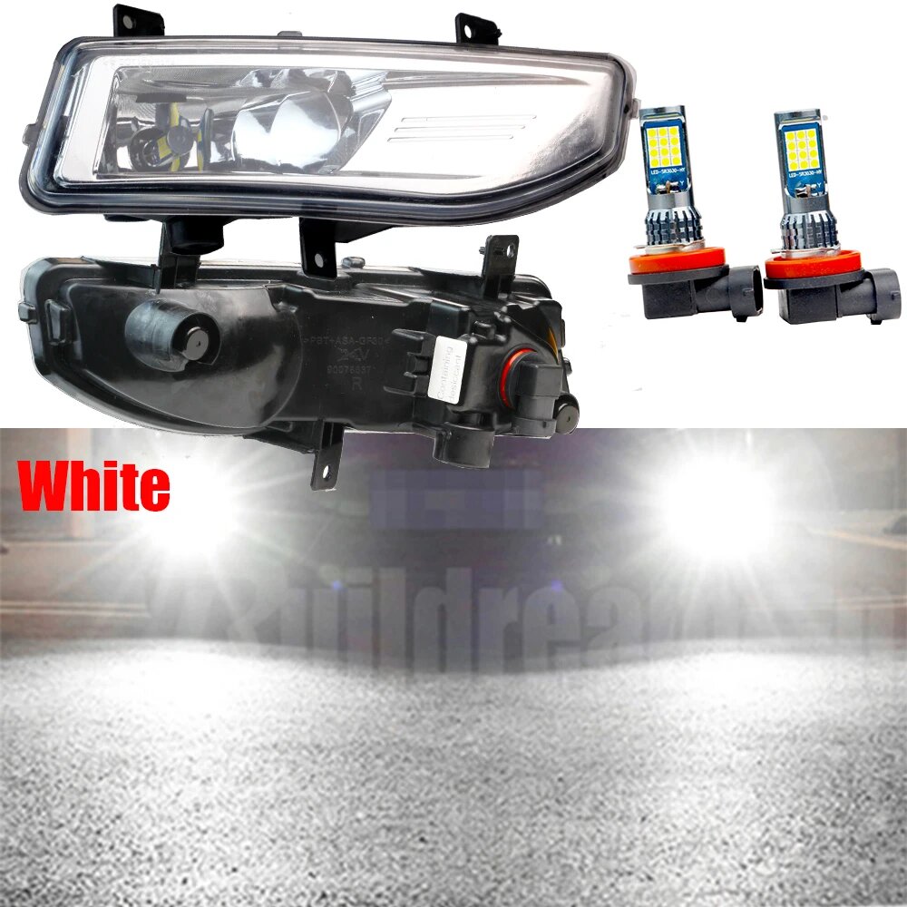 2 шт. передний бампер автомобиля светодиодный противотуманный фонарь в сборе 24 Вт H11 высокая яркость для Suzuki Landy Nissan Serena C27 2018 2019 2020 2021 2022 White