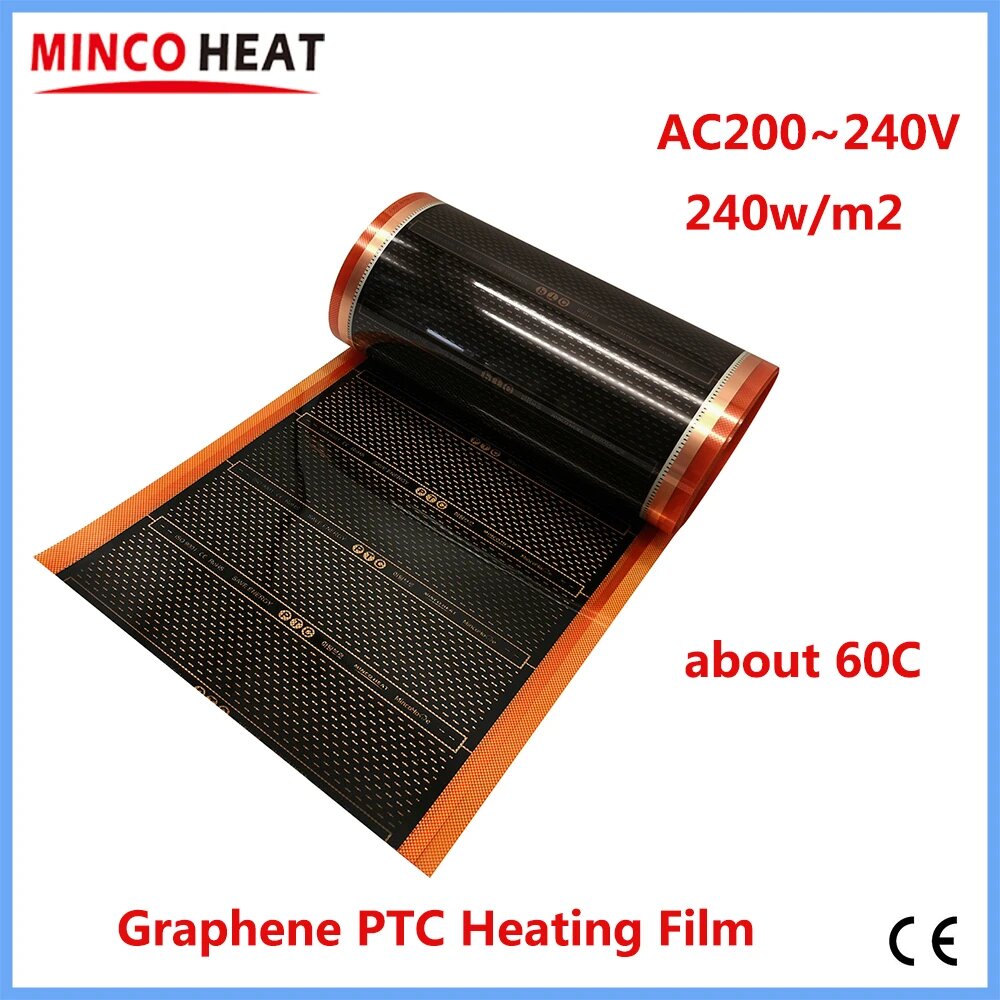 MINCO HEAT Графеновая пленка инфракрасная 50x50 см