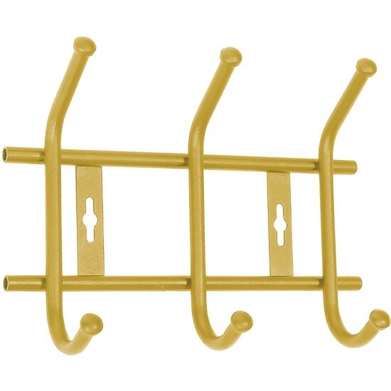 Вешалка Nika НИКА ВНТ3М настенная, золото (ВНТ3М/З)