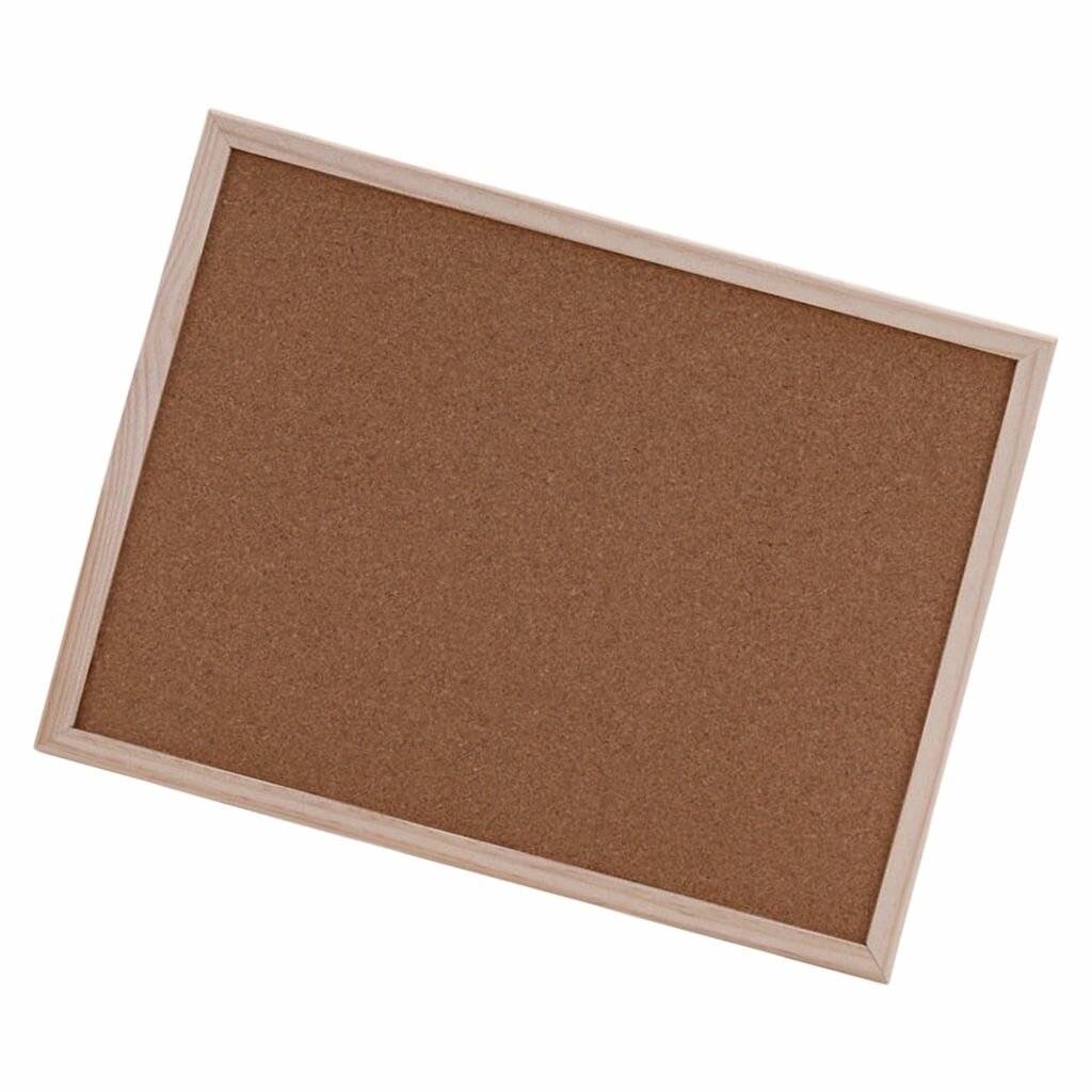 Односторонняя и двусторонняя подвесная доска для заметок в деревянной раме-60х90