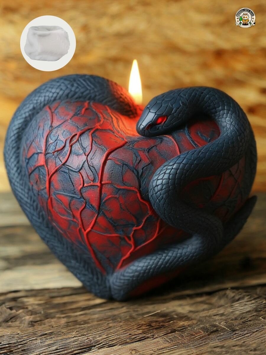 Силиконовая форма,"Змея", и может использоваться для изготовления Гипсовой, свеча, мыла и шоколада