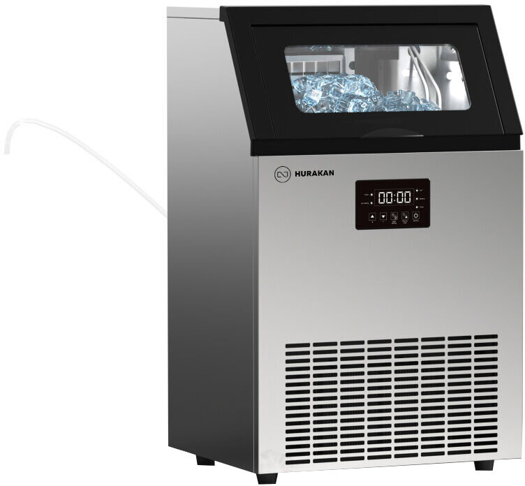 Льдогенератор Hurakan HKN-IMC45, кубиковый, воздушное охлаждение, 45 кг/ч