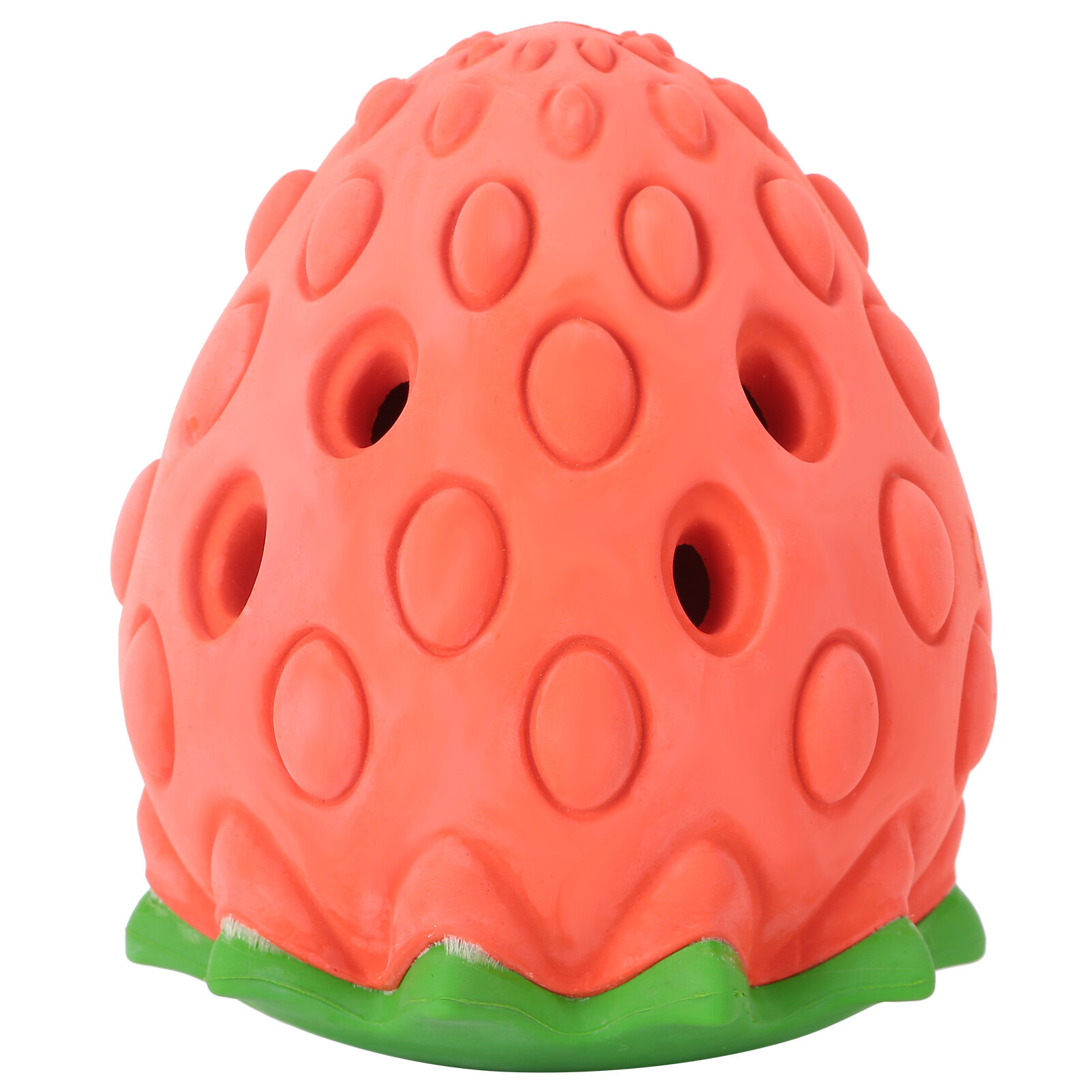 Pet Dog Chew Toys Ball Strawberry Style Tooth Cleaning Balls Chewing Feeding ToysStrawberry