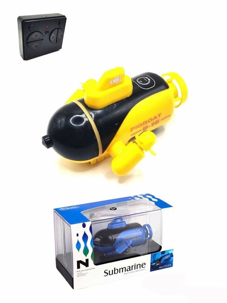 Радиоуправляемая субмарина Happy Cow Submarine mini 40Mhz - 777-589-YELLOW