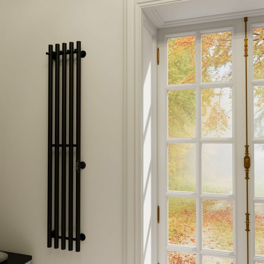 Полотенцесушитель электрический INARO Маргроид с крючками и таймером 1500х240 правое подключение