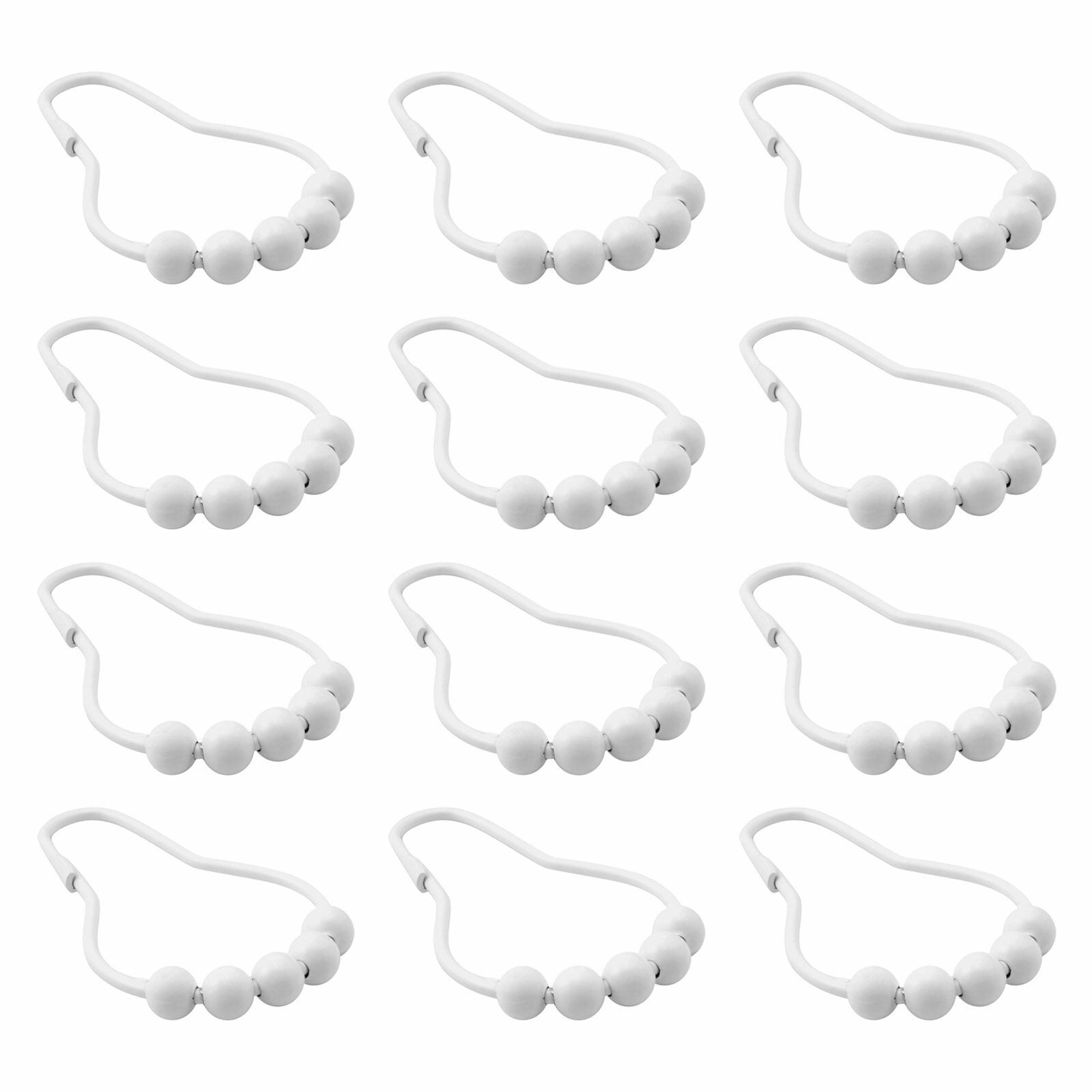 Кольца для душевой занавески с 5 бусинами аксессуары ванной из нержавеющей стали