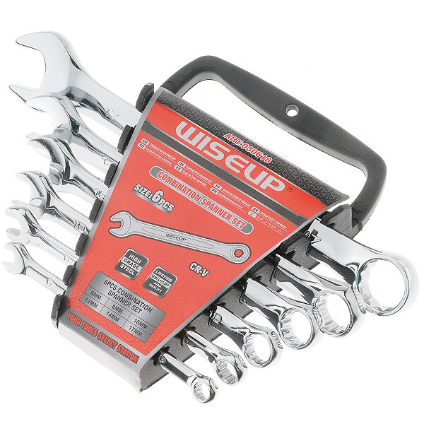 Набор 030618 гаечных ключей 6 предметов (6-17) (Wiseup, Китай)