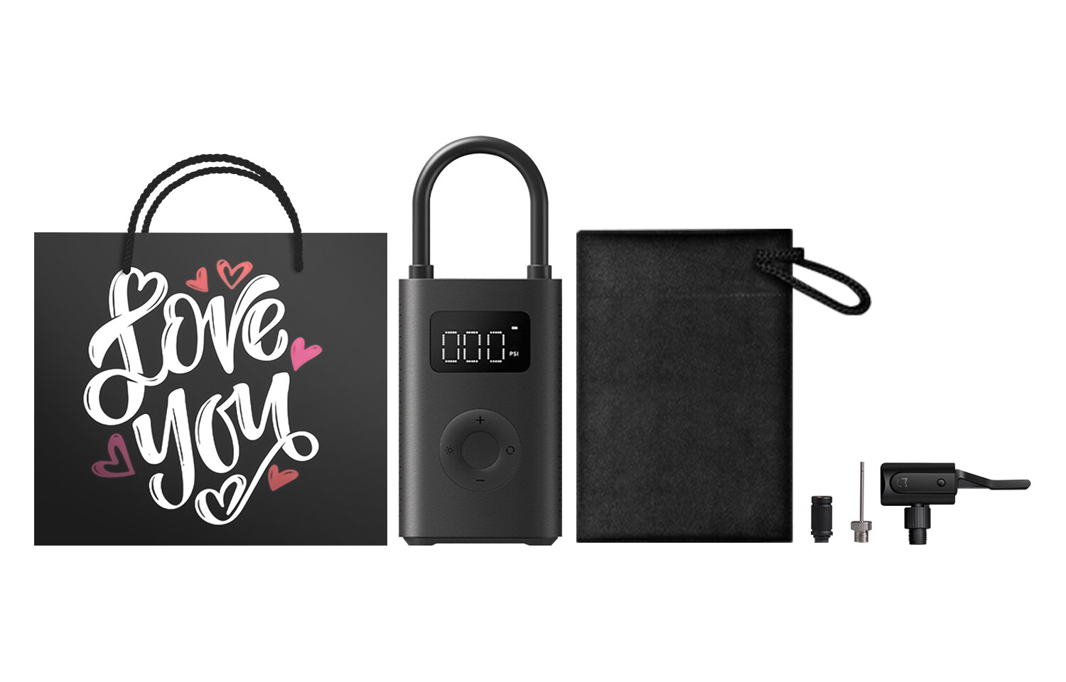Надувной насос Xiaomi mi home inflatable treasure 2d couple shopping bag set