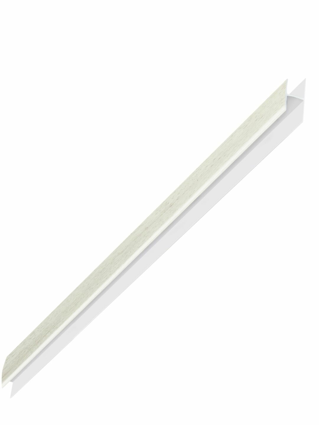 Соединительный Н-профиль для откосов Кристаллит Дуб белый глянцевый 1000 мм
