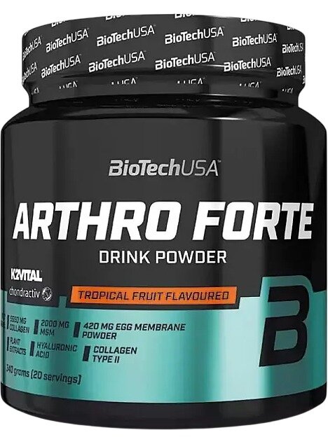 Комплекс хондропротекторов BioTechUSA Arthro Forte 340 г, Тропические фрукты