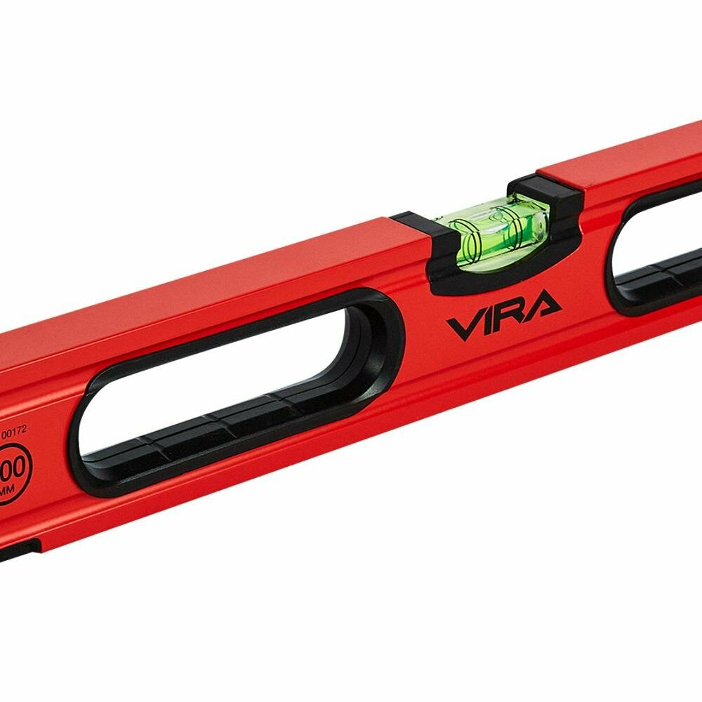 Уровень пузырьковый строительный Vira 100172 магнитный 3 глазка 600 мм