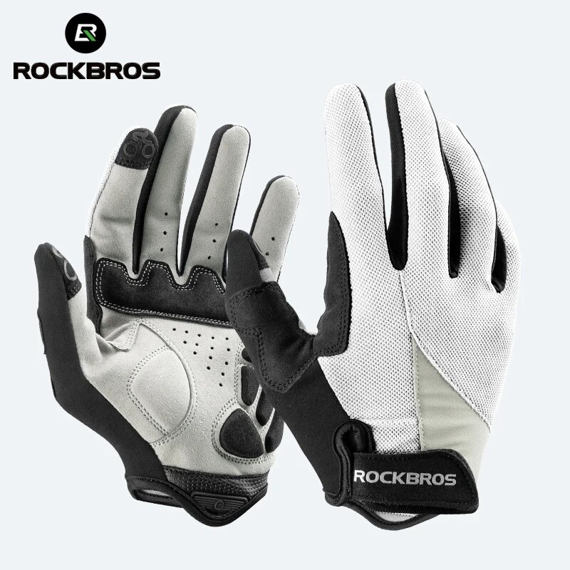 ROCKBROS перчатки для велоспорта S030 Серый, XL, S030-2W