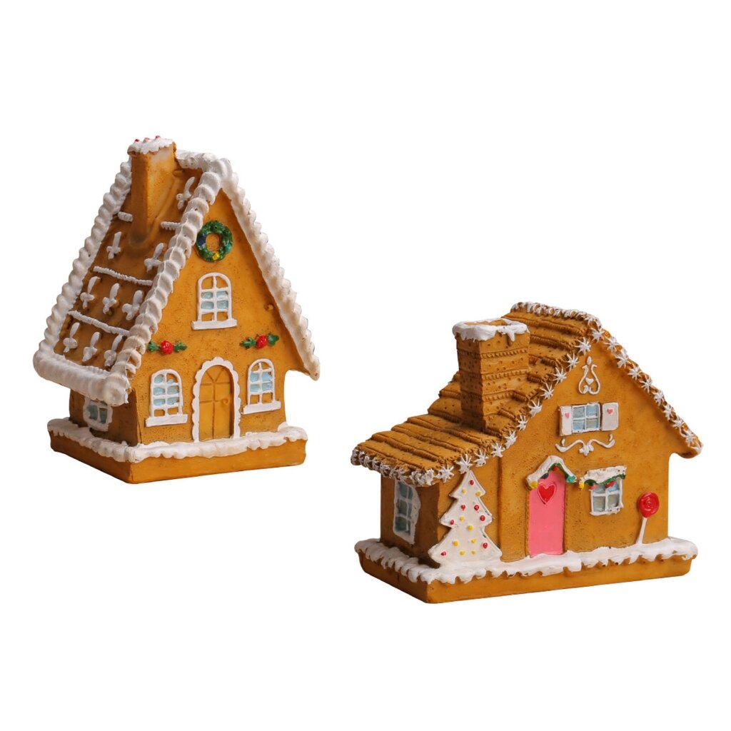 Рождественское украшение для дома из смолы с подсветкой для подоконника, украшения для спальни и вечеринки, крошечный пейзаж