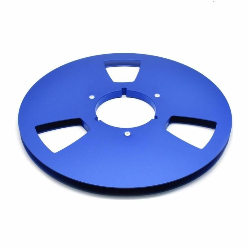 Алюминиевая катушка с 3 отверстиями, 1/4 дюйма, 10.5 дюймов, для записи на открытую катушку, Bl