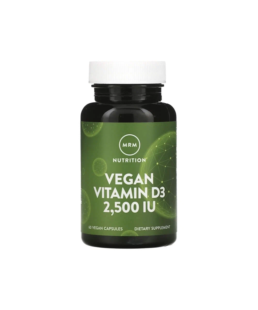 MRM Vegan Vitamin D-3 2500 IU, Веганский витамин Д-3 2500 МЕ 60 капсул