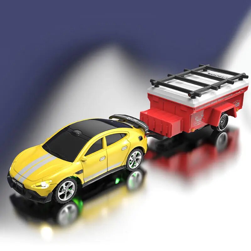 Радиоуправляемый металлический автомобиль Teranty 1:64 Lightning Yellow Pro