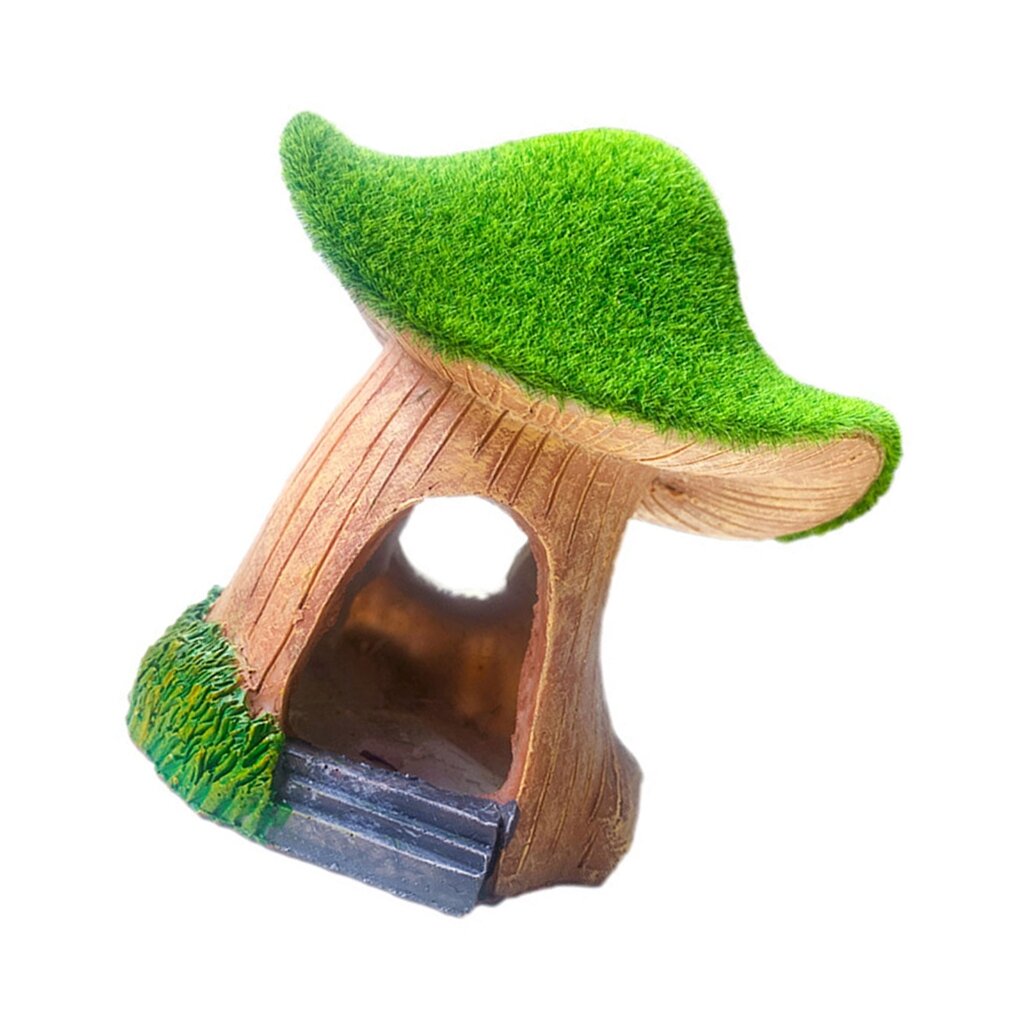 Смола Грибной Дом Пещера Моделирование Бонсай Ремесла Пейзаж для Аквариумов DIY Декоры Рокворк