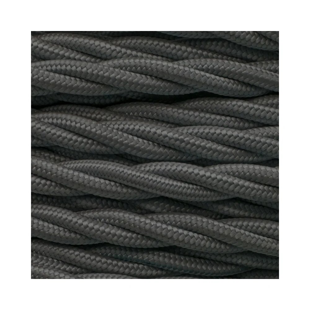 Провод Bironi 2x2,5, графит, матовый, 50 метров B1-425-713-50