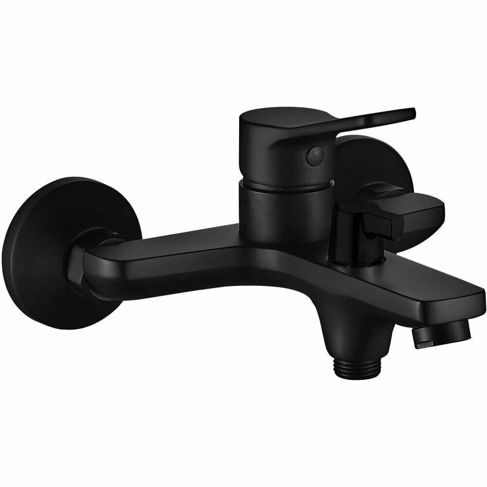 Смеситель для ванны ESKO Dubai Black короткий излив, без аксессуаров DI 54 B