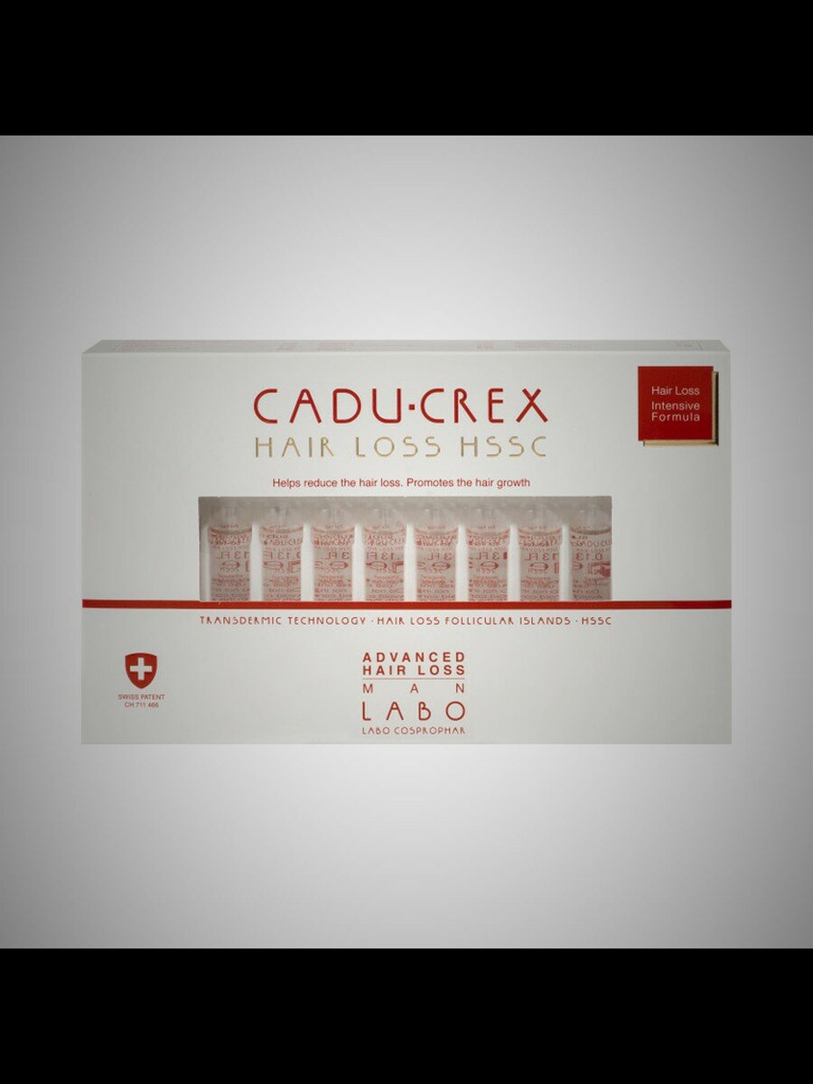 CRESCINA CADU-CREX HSSC Advanced, Ампулы для мужчин при прогрессирующем выпадении волос CADU-CREX HSSC Advanced 40 ампул