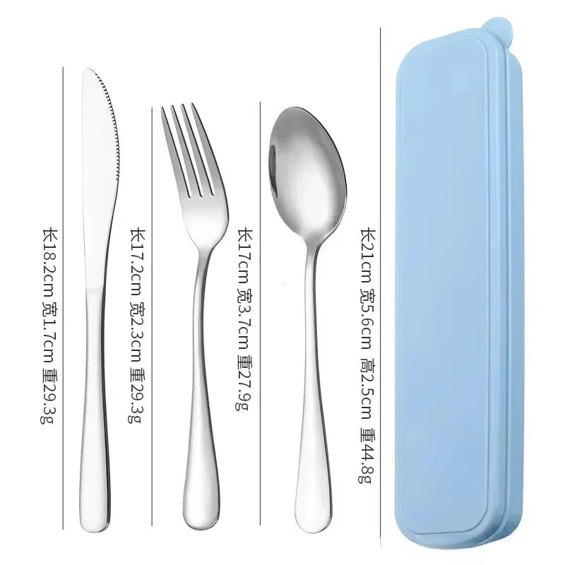 Набор столовых приборов из нержавеющей стали, 4шт, Blue1