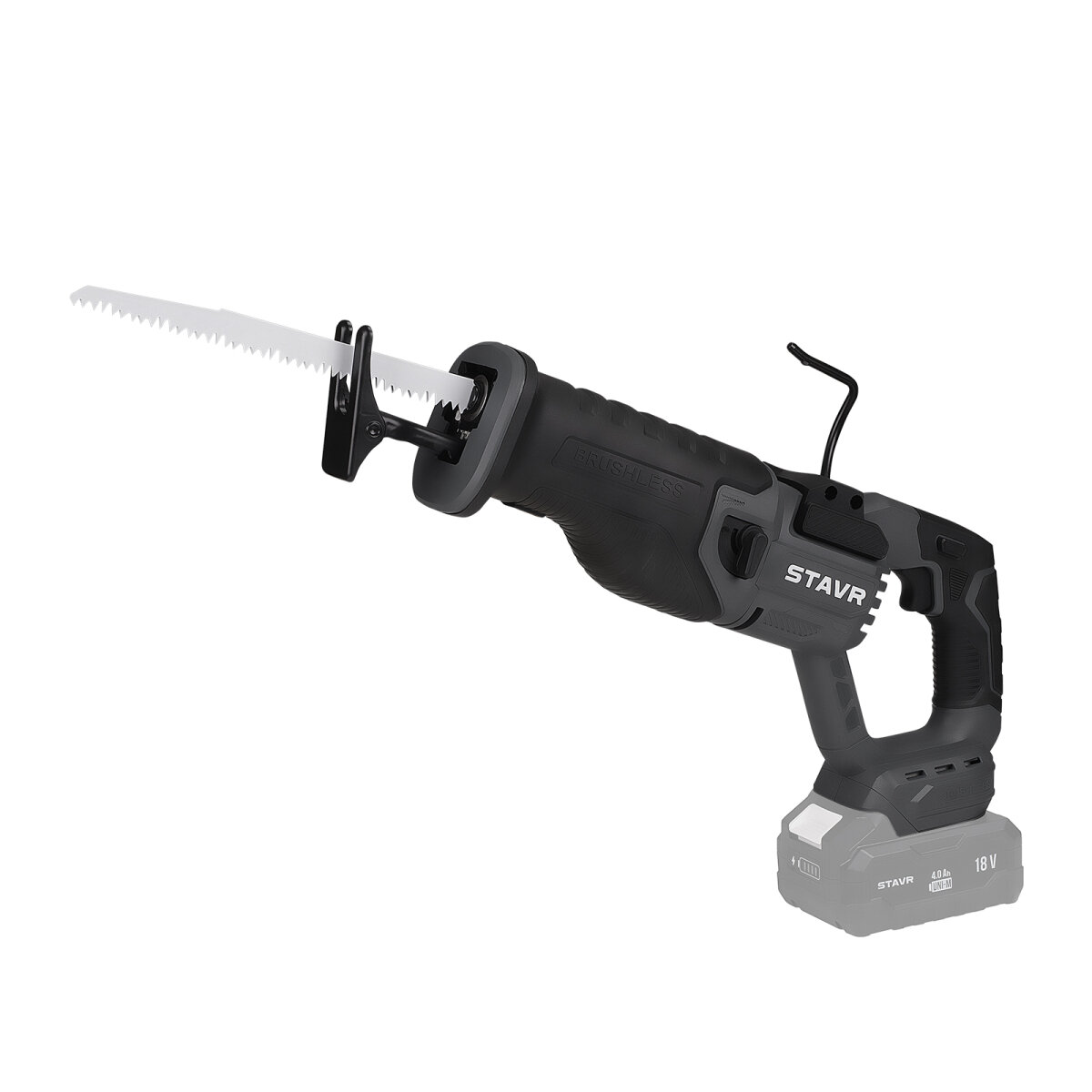 Пила сабельная аккумуляторная SRS 18BL-255V Stavr 9021000086