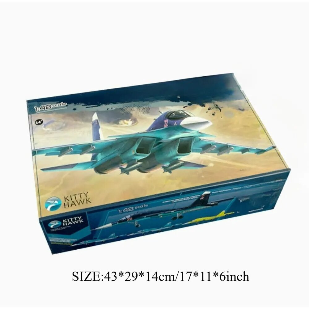 Kitty Hawk 80141 1/48 Российский Су-34 FullBack NEW сборная модель самолета — фото 1