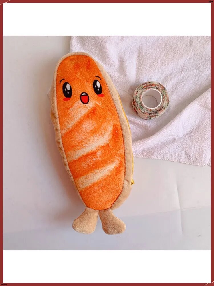 Мультяшный плюшевый пенал для карандашей, 1 штука