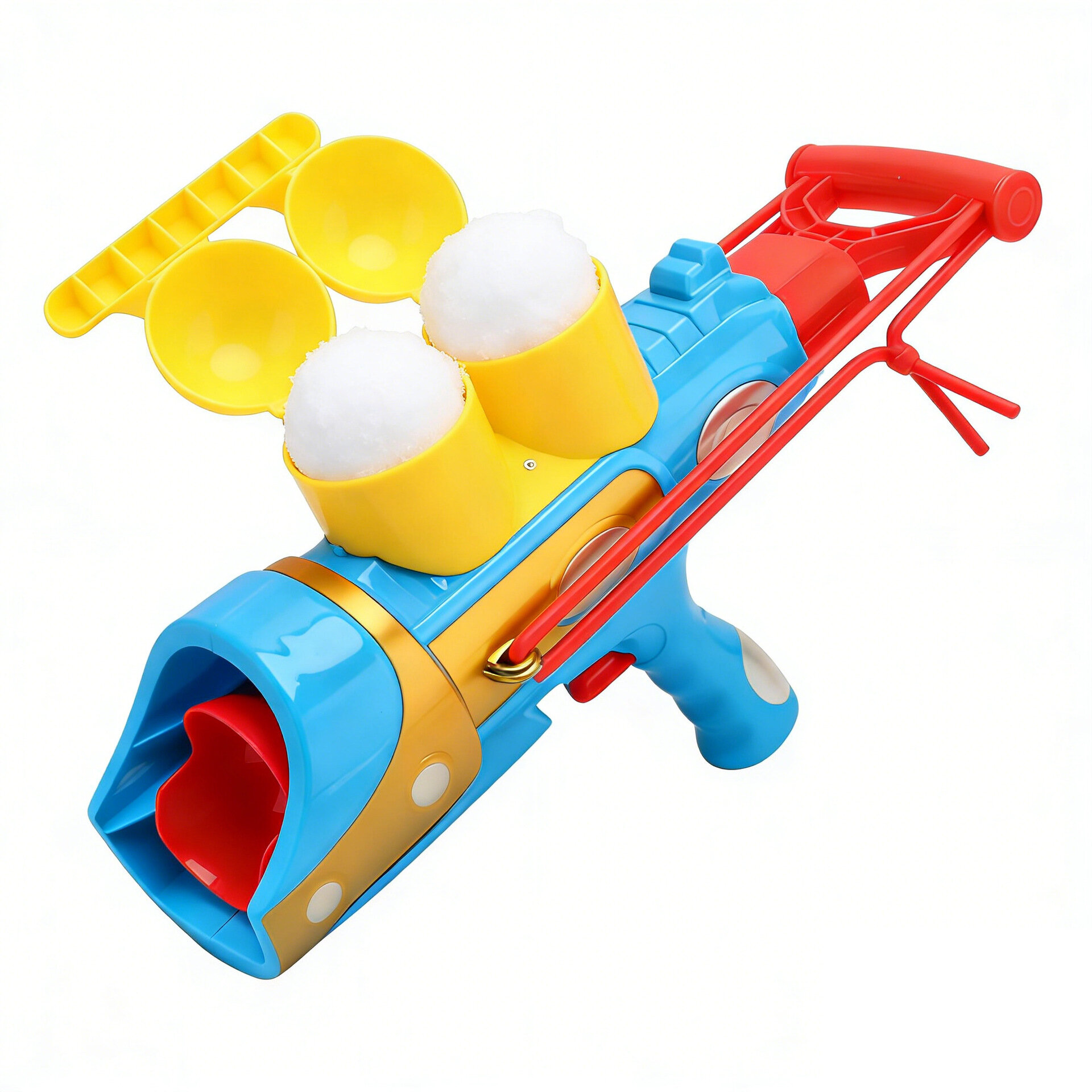 Артефакт для детской снежной битвы в том же стиле, пусковая установка для снежных шаров, зажим для снежных шаров, оборудование для снеговика