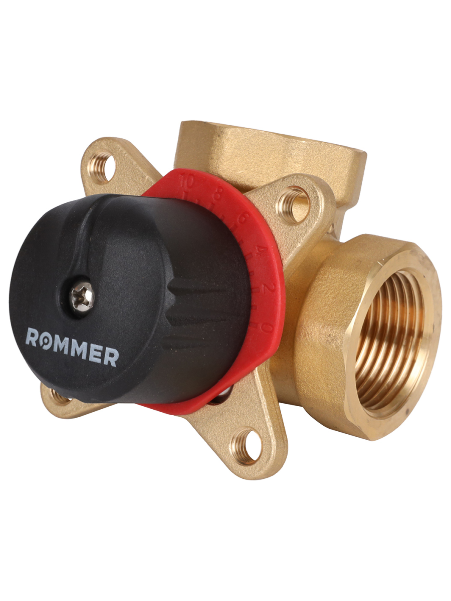Клапан смесительный ROMMER 3-х ходовой 1", KVs 10 (RVM-0003-010025)