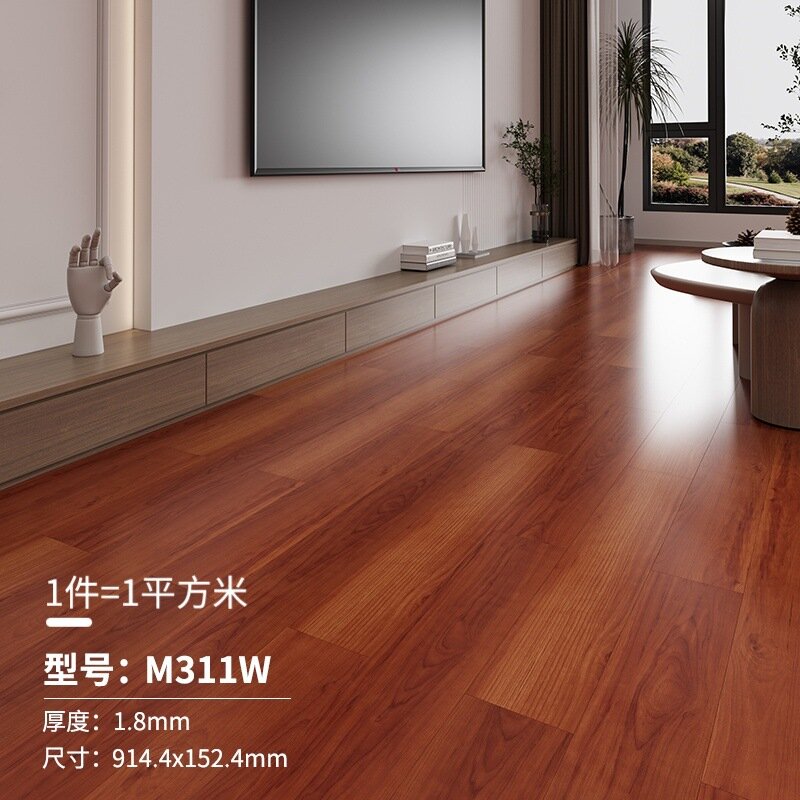 Оптовая продажа ПВХ пластикового напольного покрытия от фабрики в Гуандуне, самоклеящиеся напольные наклейки, утолщенные, износостойкие, водонепроницаемые