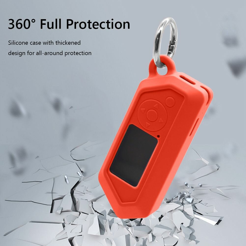 Силиконовый чехол с защитой от царапин и карабином для Flipper Zero