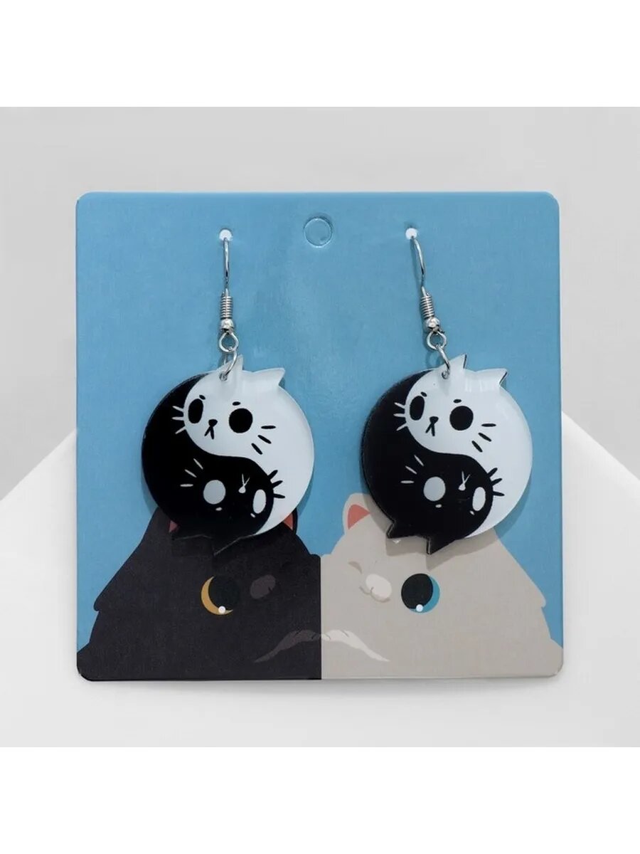 Серьги, акрил