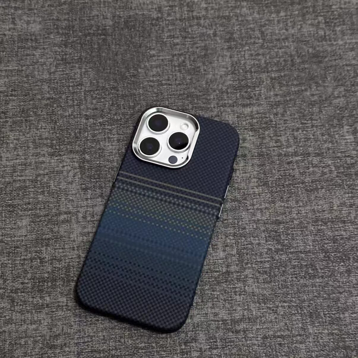 Противоударный чехол Pitaka Military-Grade Protective Case для iPhone 16 Pro Max - Восход луны синий