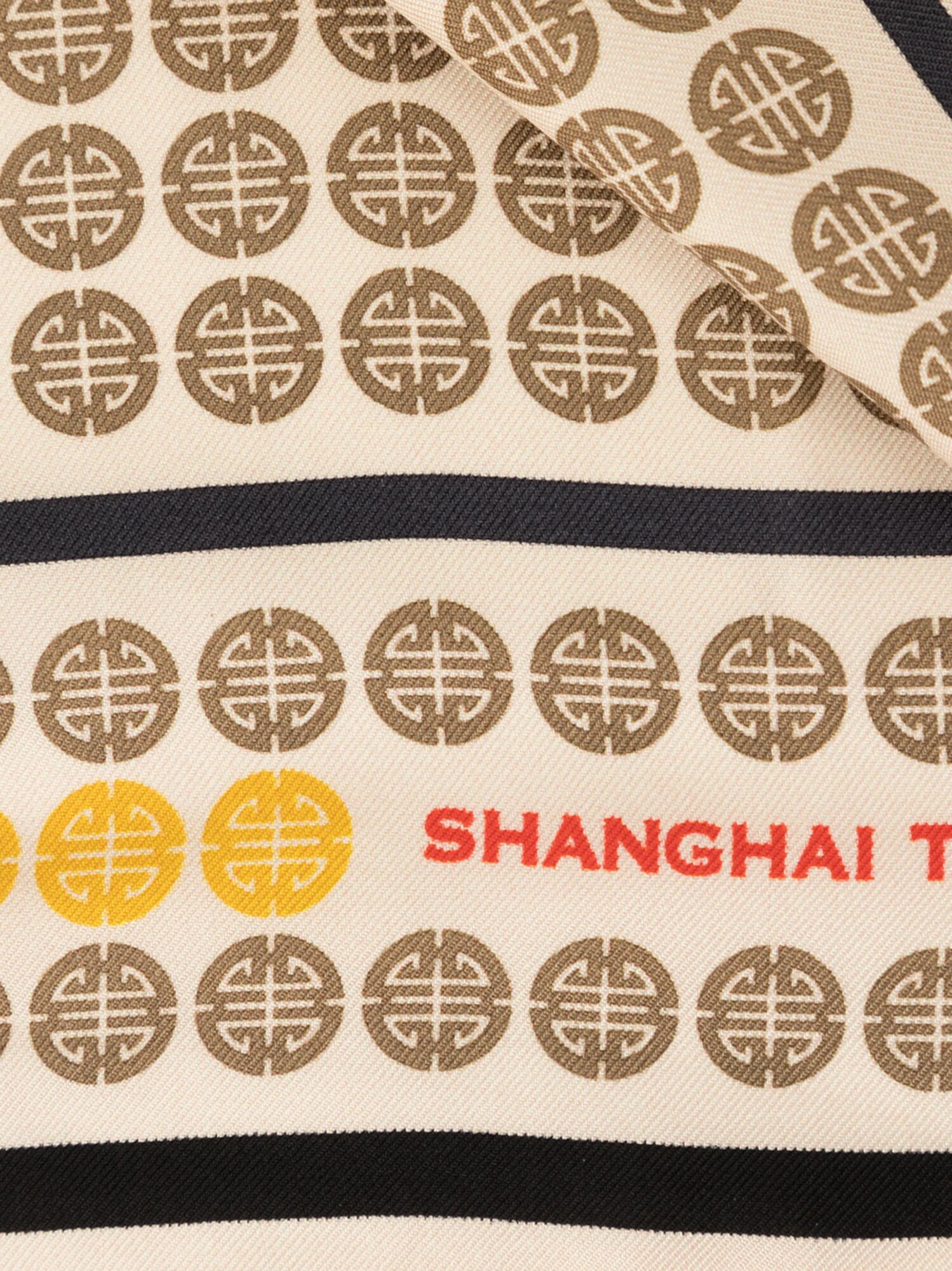 Шарф Shanghai Tang для мальчиков, светло-желтый — фото 1