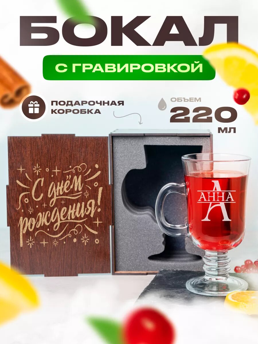 Именная кружка для чая в подарок на Новый год