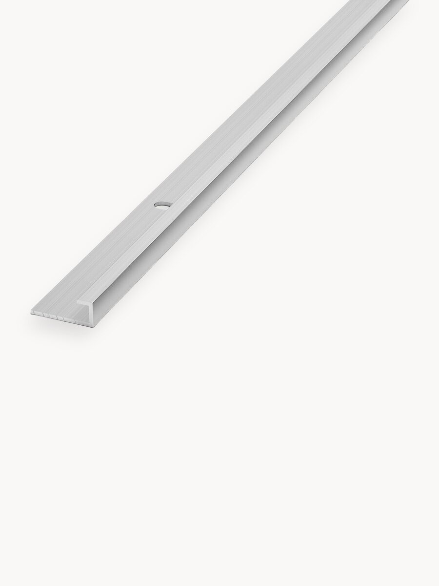 Профиль угловой Лука, алюминий, Г-образный, 2700x5x7 мм, серебристый, 1шт